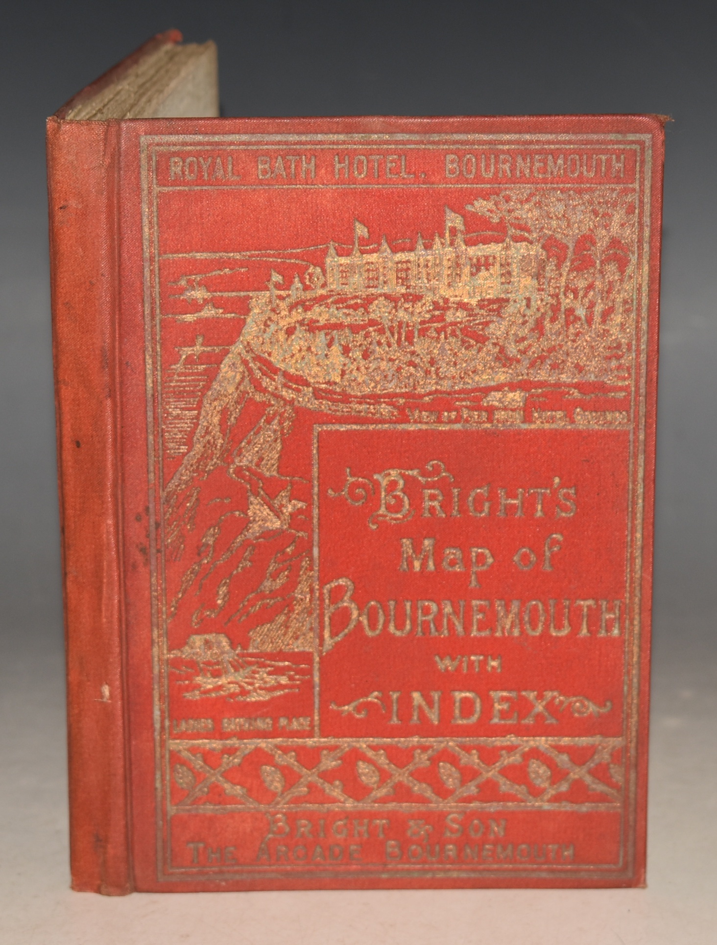 Bright’s Map Of Bournemouth, 1893.