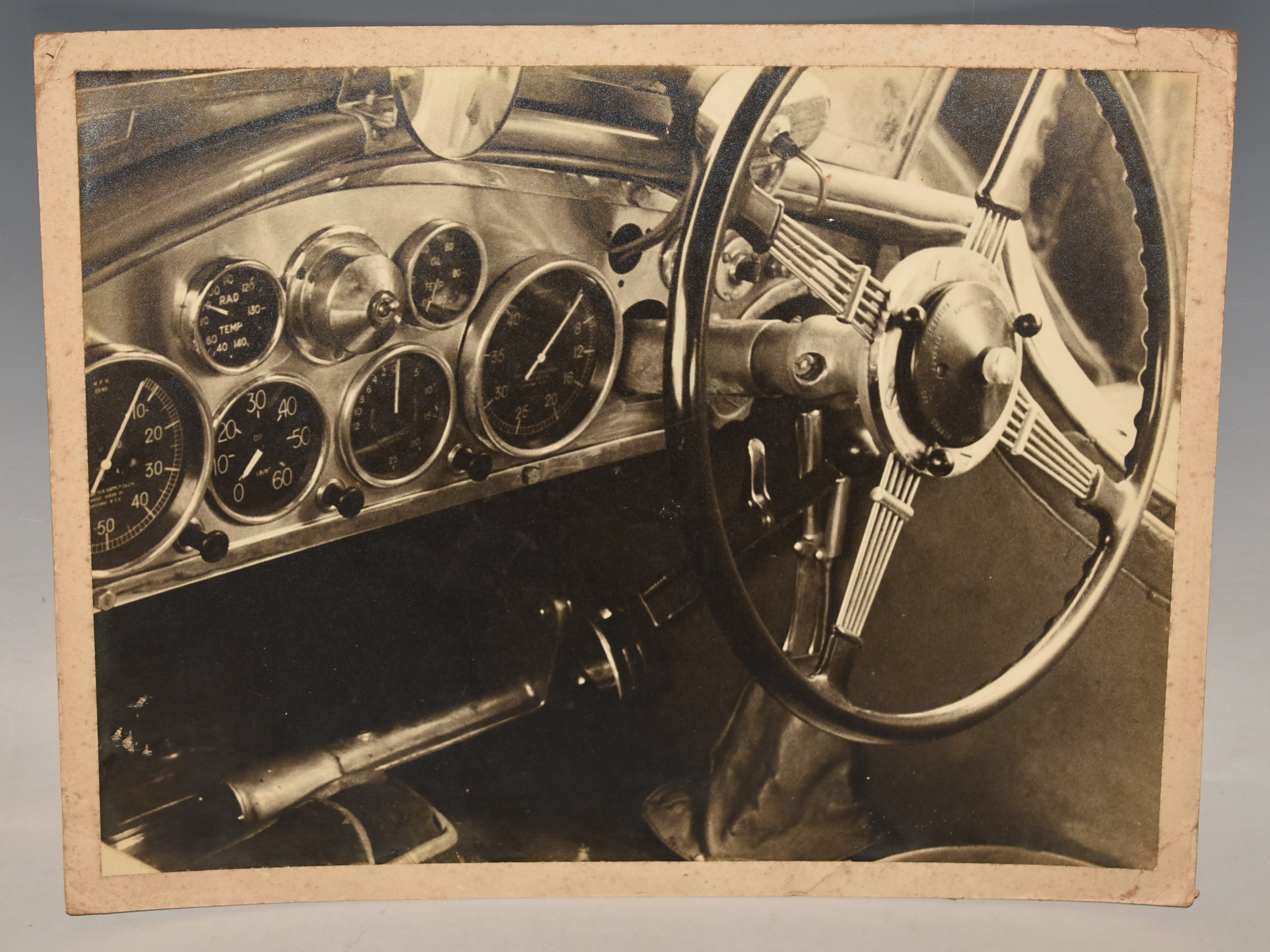 Large Original Photograph MERCEDES-BENZ 300 SLR Engine Motorsport ...