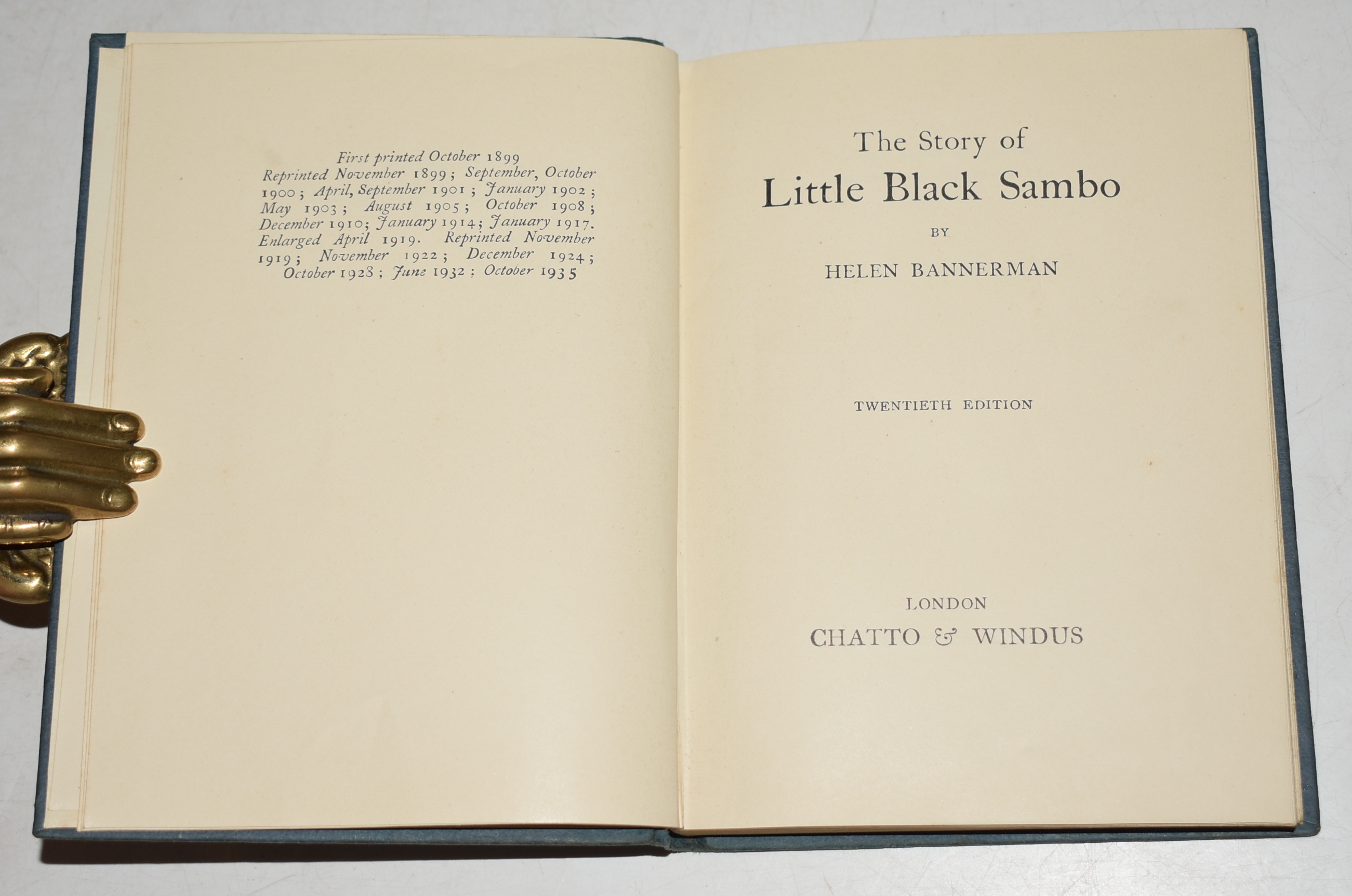 The Story of Little Black Sambo.