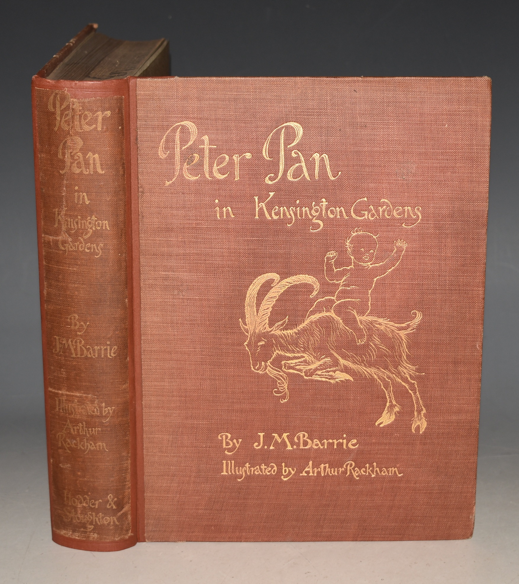 Peter Pan in Kensington Gardens. From “The Little White Bird.” With ...