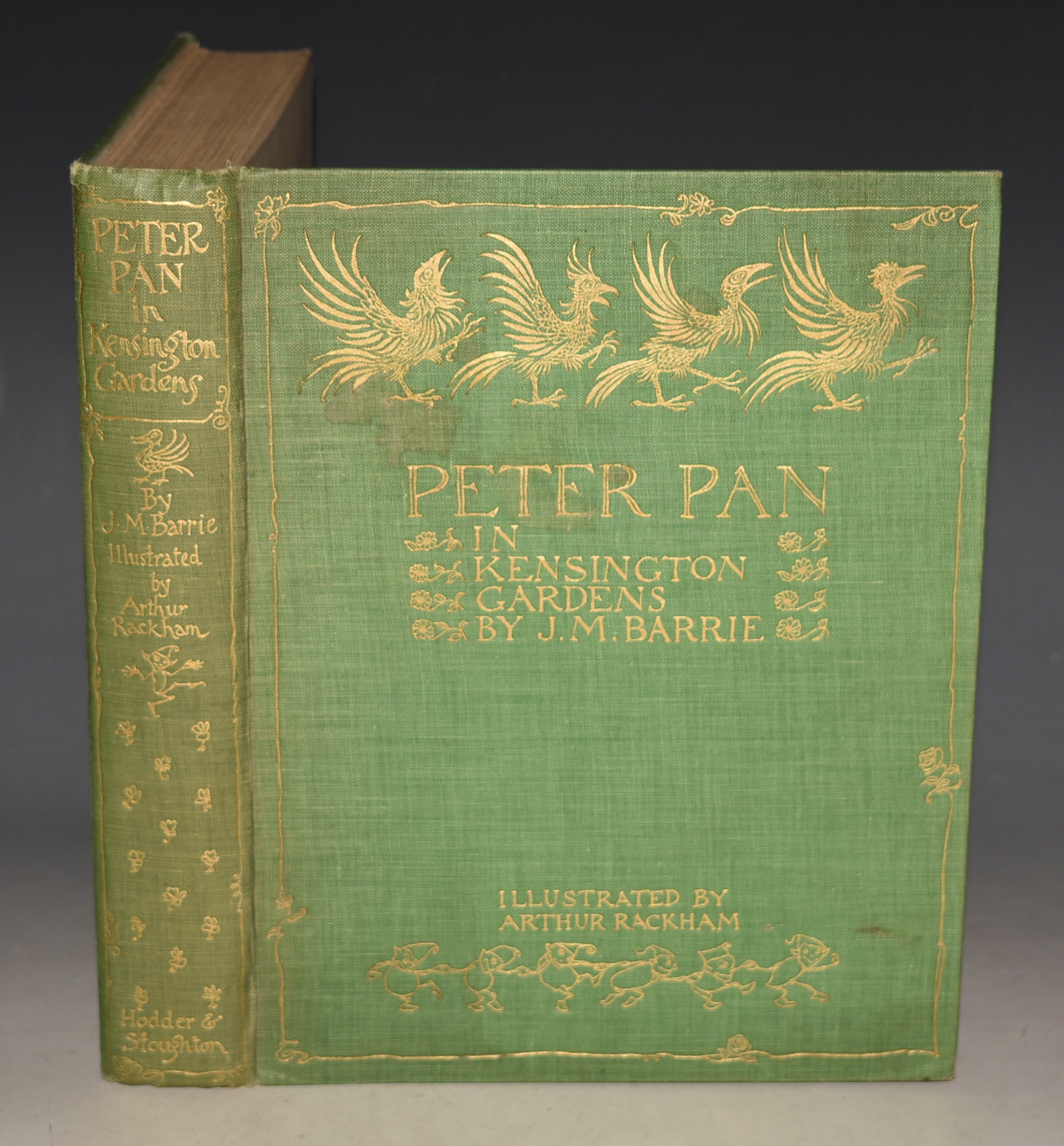 Peter Pan in Kensington Gardens. From “The Little White Bird.” With ...